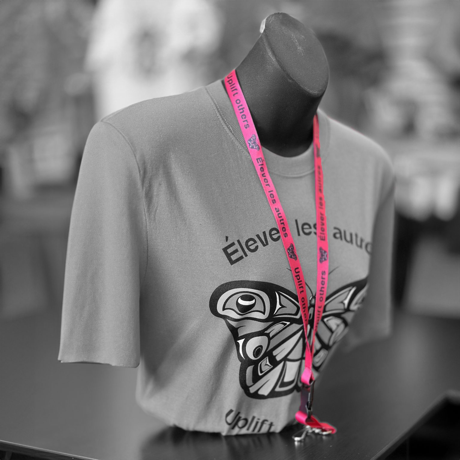 Indigenous Pink Lanyard